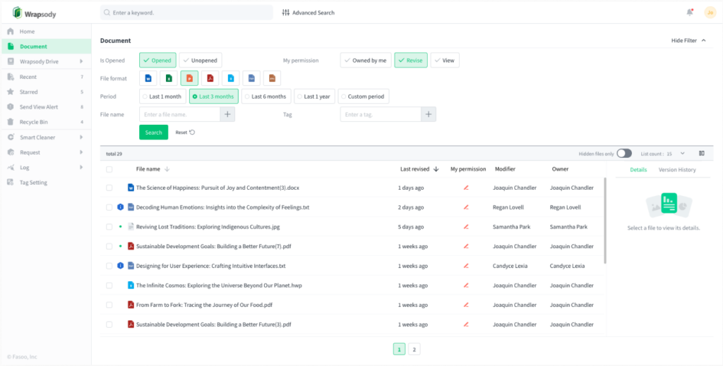 Enterprise Content Management Platform | Wrapsody Cloud